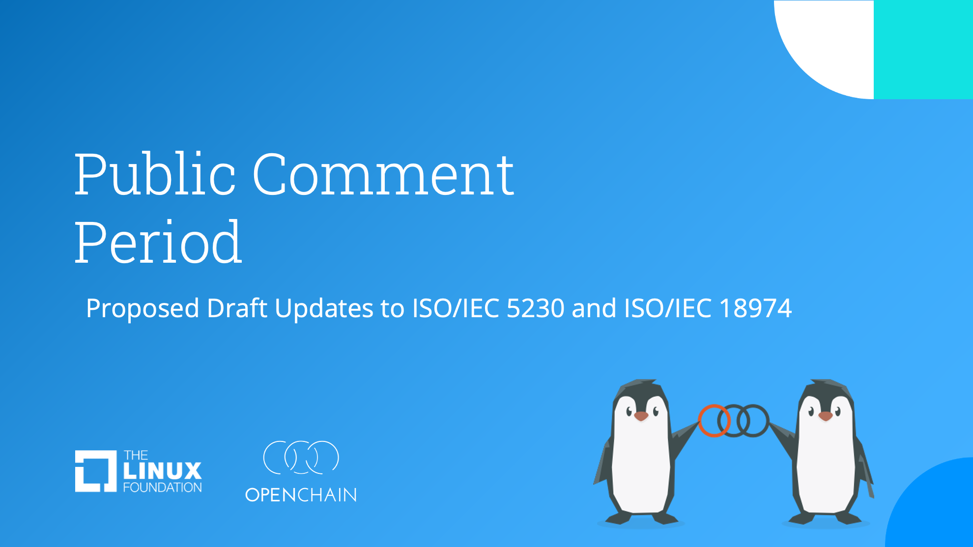 OpenChain Project Announces Public Comment Period for Draft Updates to ...