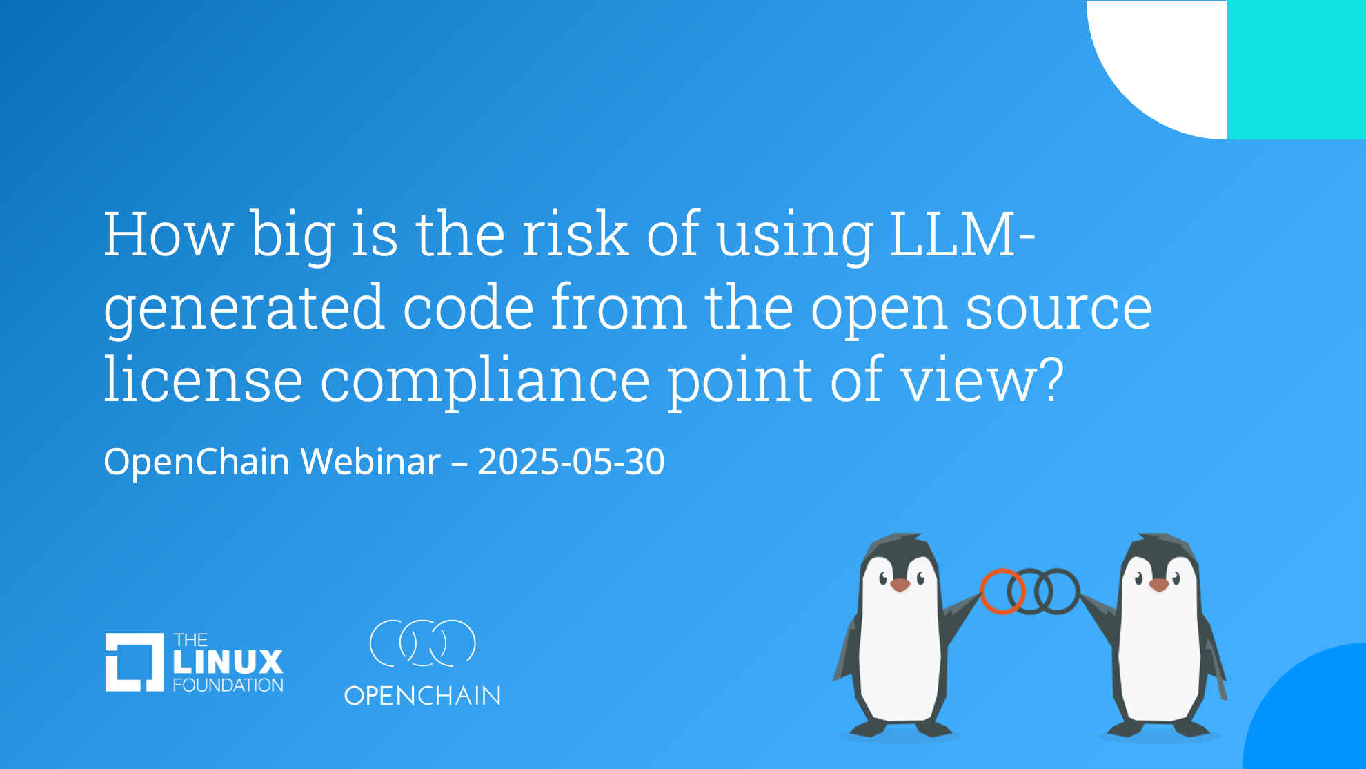 Webinar – How big is the risk of using LLM-generated code from the open source license ...